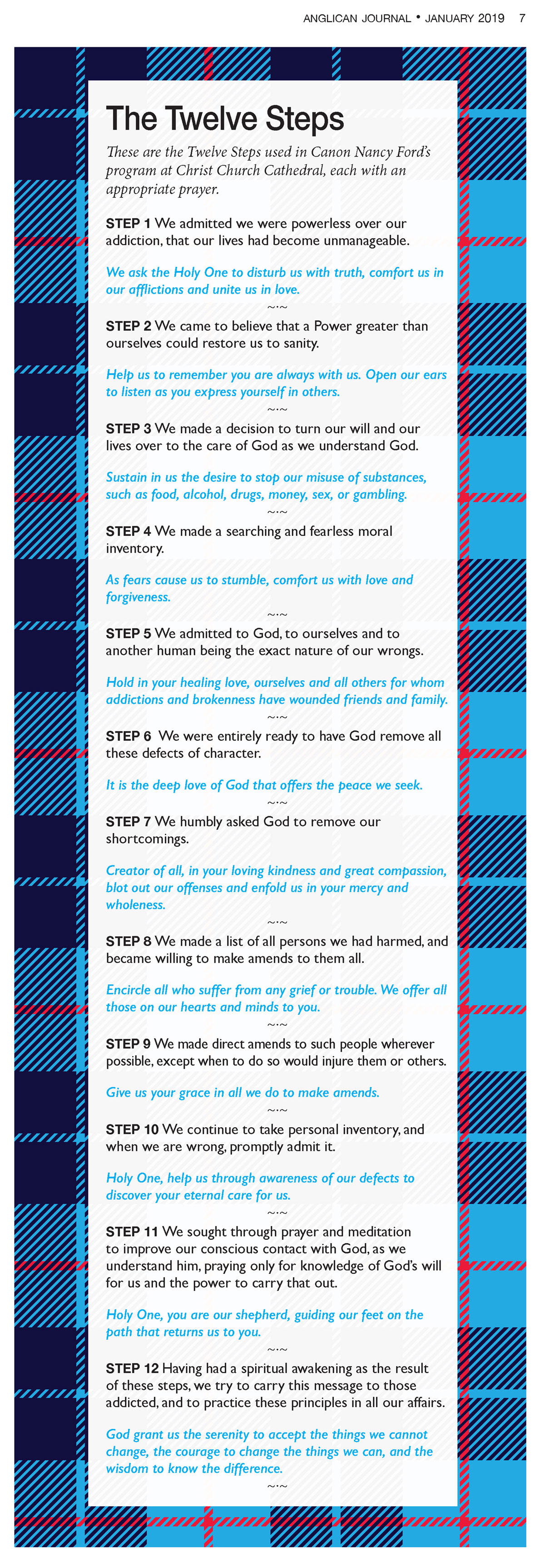 Twelve Step Eucharist bridges recovery and faith - Anglican Journal